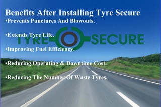Tyre Secure PPT | PDF | Auto Safety Technologies | Auto Technology