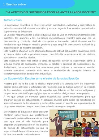 LA SUPERVISIÓN ESCOLAR Y SU ACCIÓN ANTE EL DOCENTE | PDF