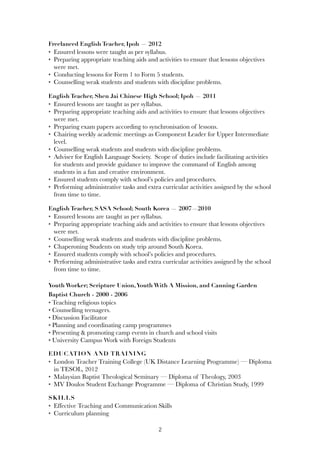 Justin CV 2016 | PDF