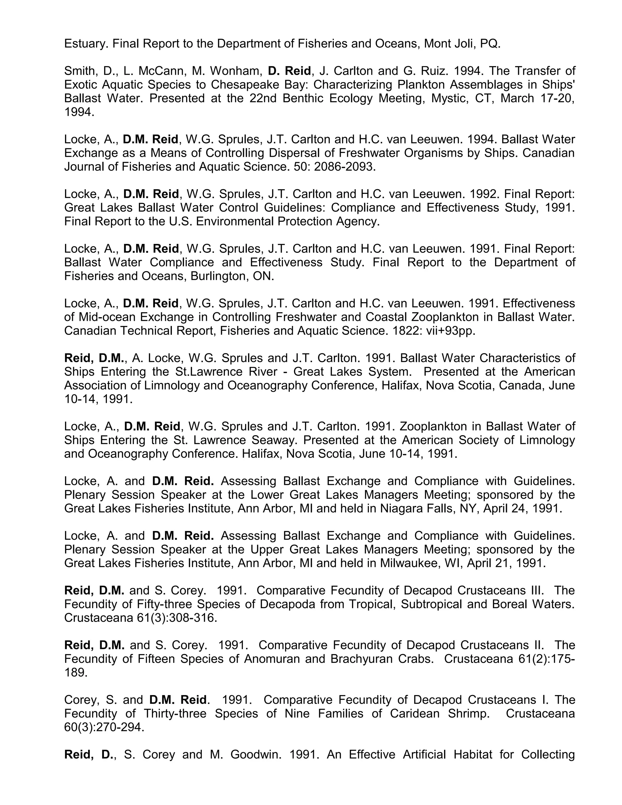 CV Donald Reid Nov 2016 | DOC
