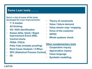 409 - 'Lean', what it is and how to use it | PPTX | Mechanical and ...