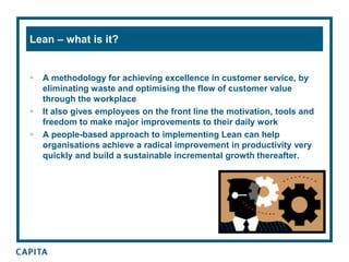 409 - 'Lean', what it is and how to use it | PPTX | Mechanical and ...