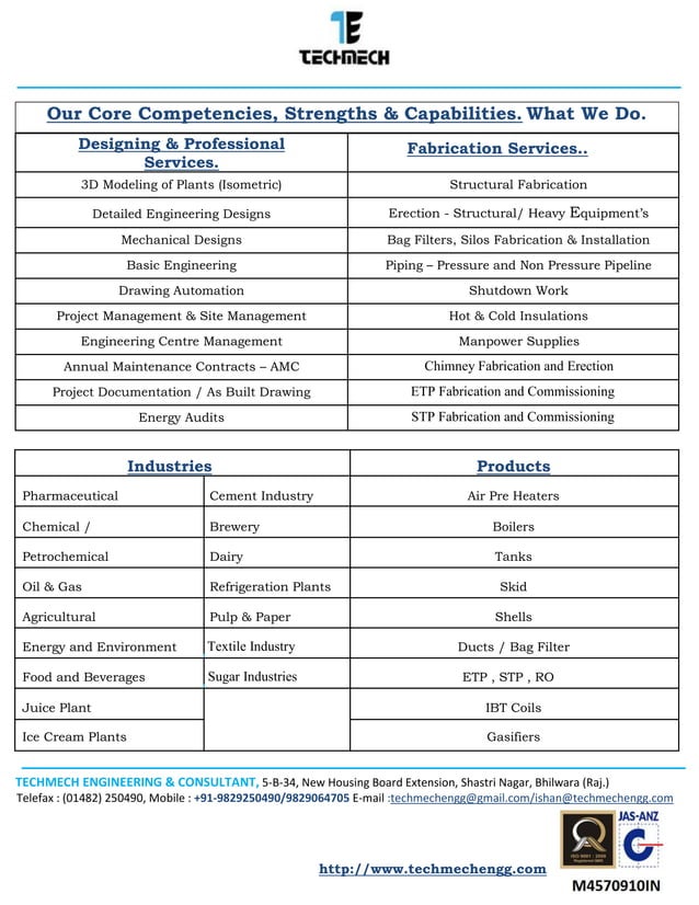 Techmech_new_Profile | PDF