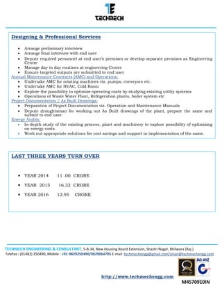 Techmech_new_Profile | PDF