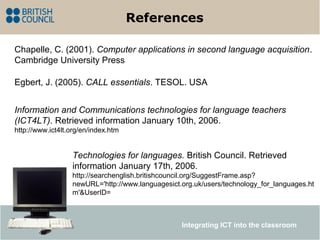 Integrating ICT into the Classroom | PPT