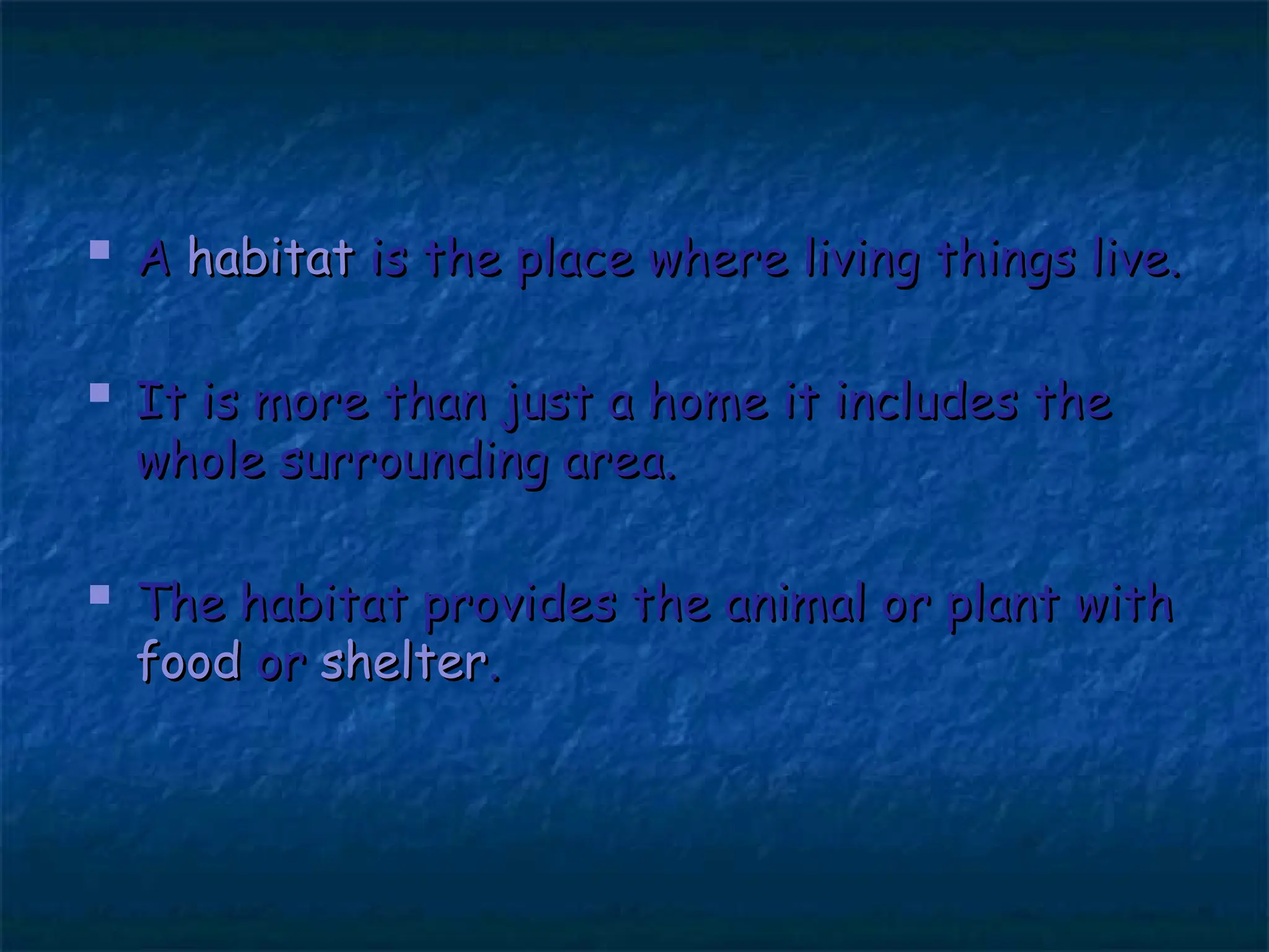 Ecological Habitats PowerPoint Presentation | PPT