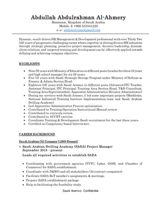 Abdullah Al-Ahmery Resume (002) | PDF