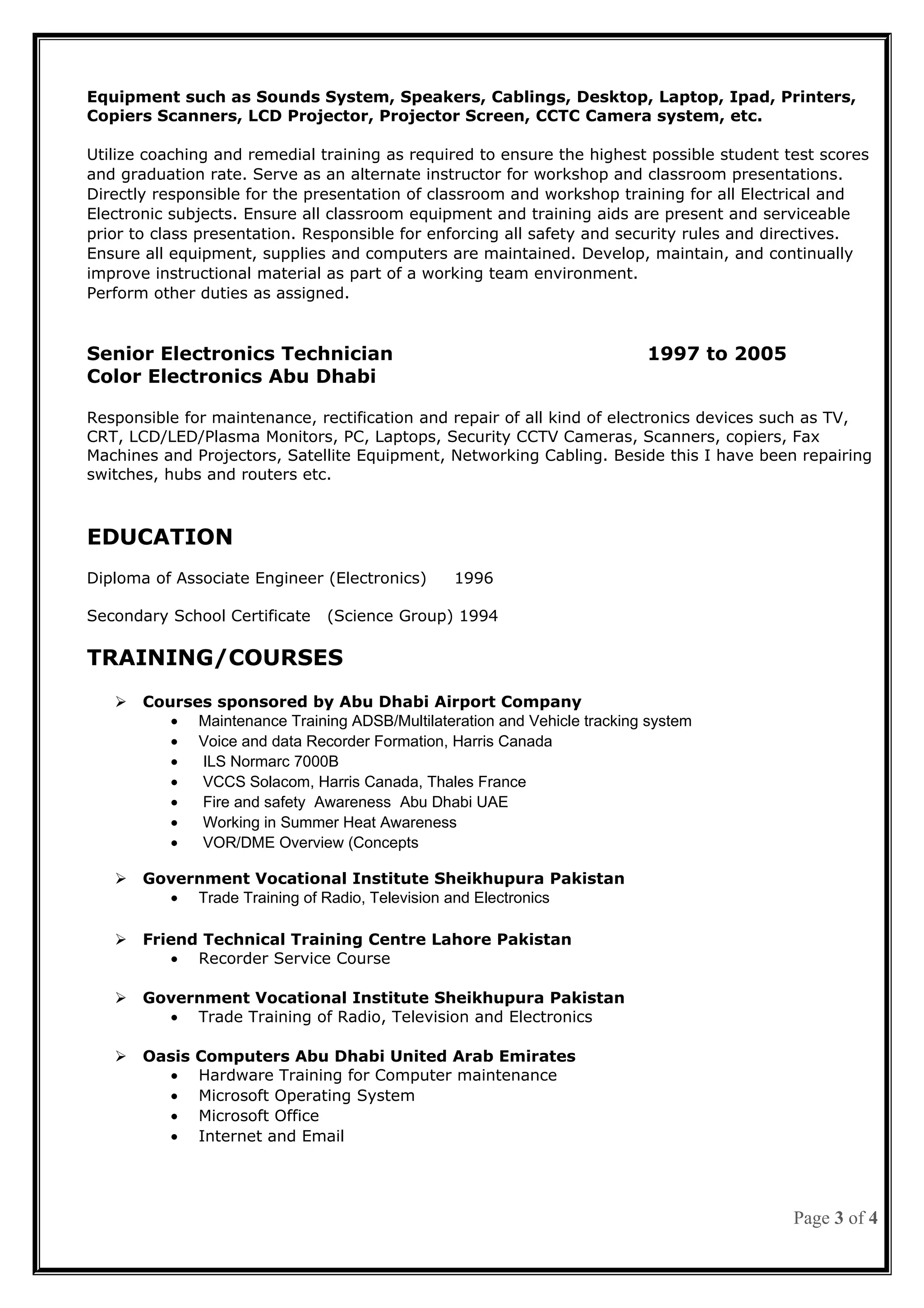 Shahid Akbar Ali - CV | DOC