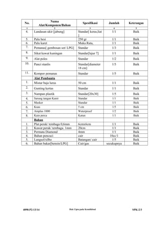 4098 p2-spk-desain dan produksi kria logam | PDF
