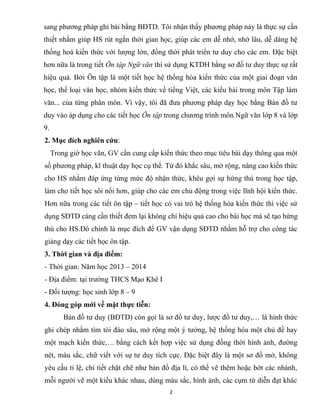 Sử Dụng Bản Đồ Tư Duy Trong Dạy Tiết Ôn Tập Môn Ngữ Văn Lớp 8 - 9 Ở Trường THCS | PDF