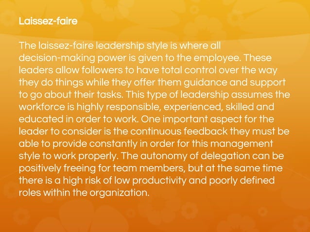 6 Of The Most Common Leadership Styles | PPT