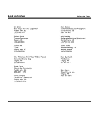 Dale Lochhead Resume | DOCX