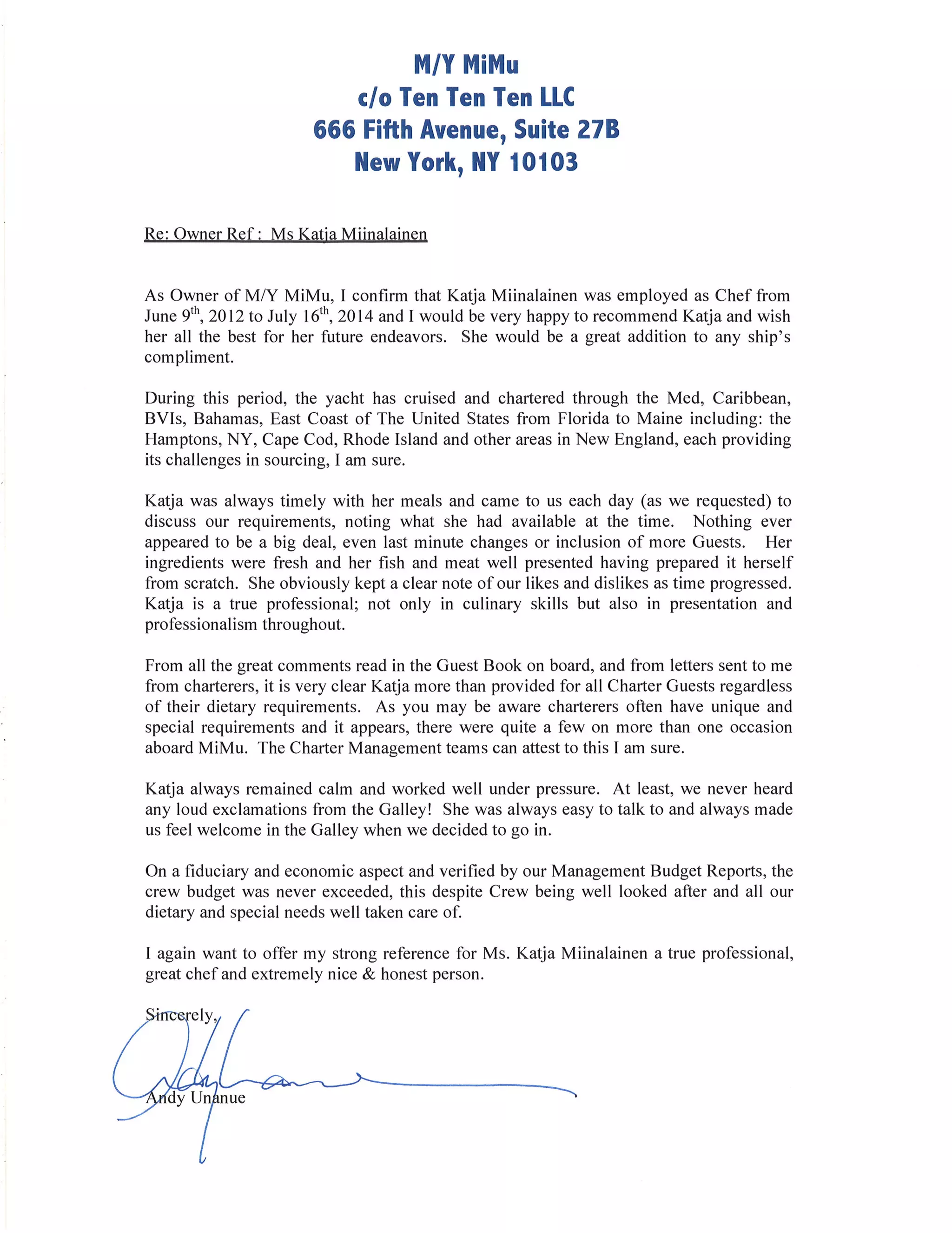 Katja MiMu owner Reference | PDF