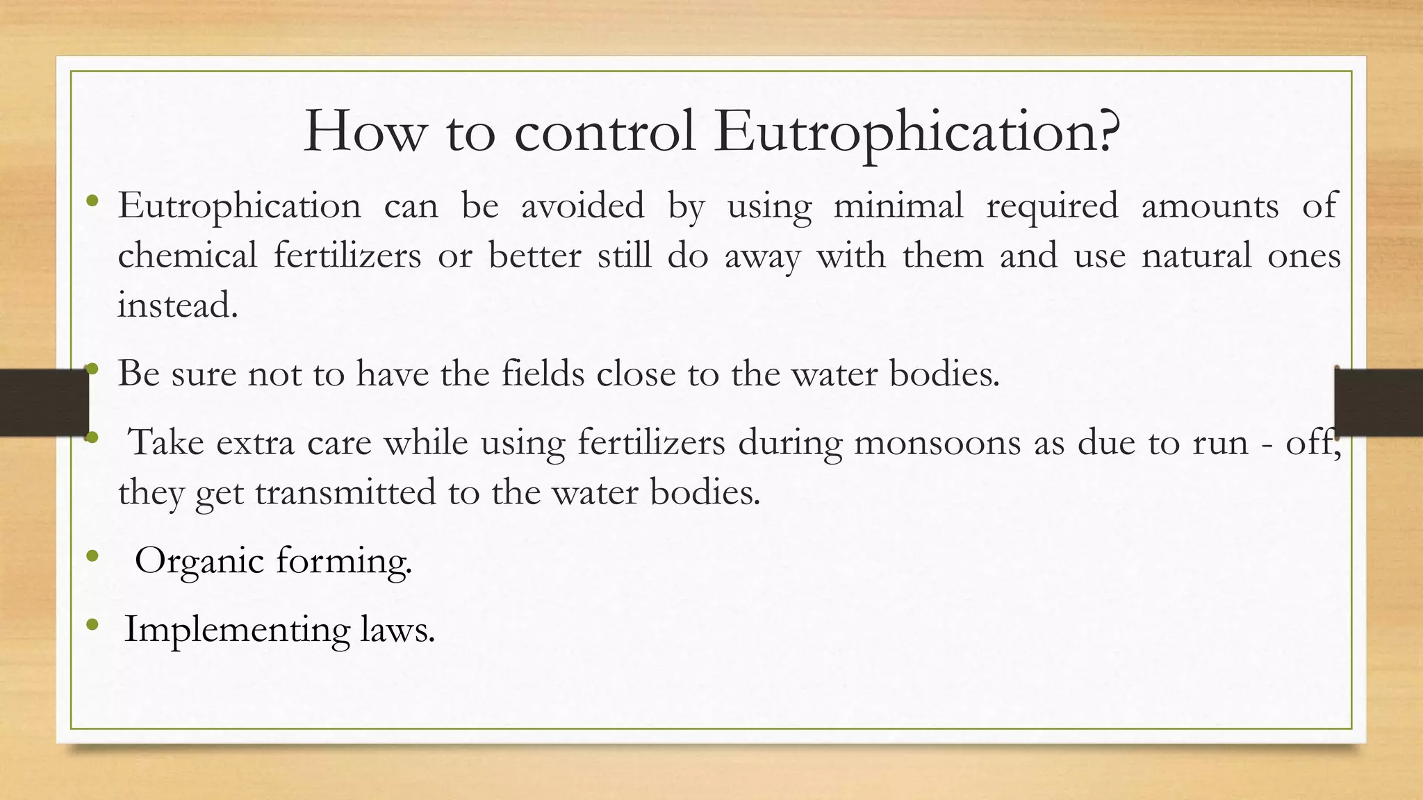 Eutrophication | PPTX