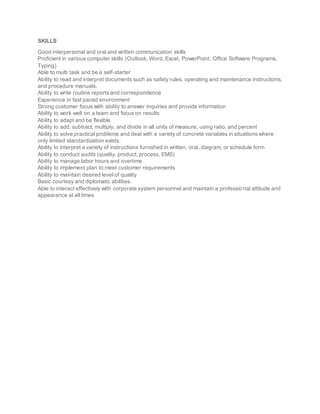 SKILLS | DOCX