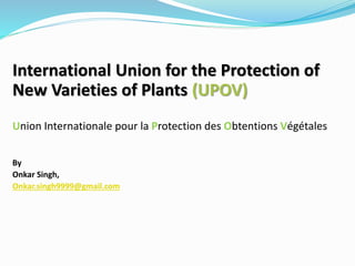 UPOV | PPTX