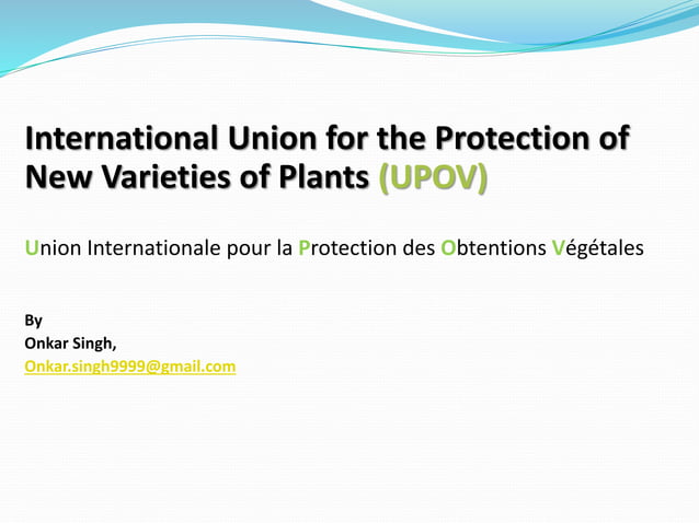 UPOV | PPTX