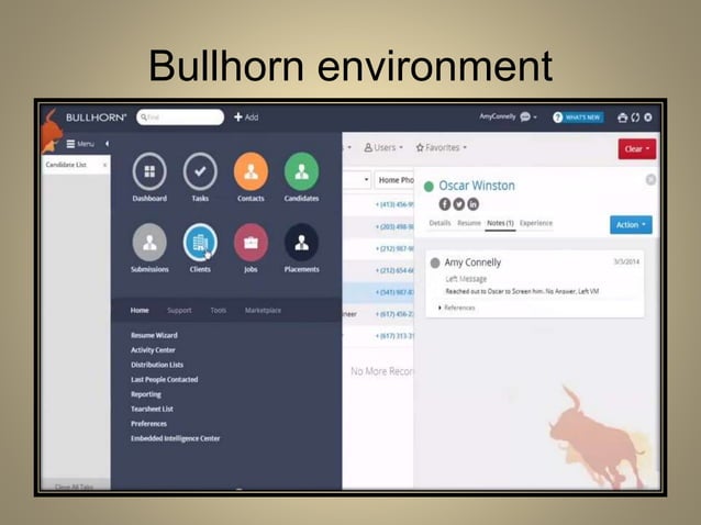 Bullhorn Tearsheets PPT | PPT