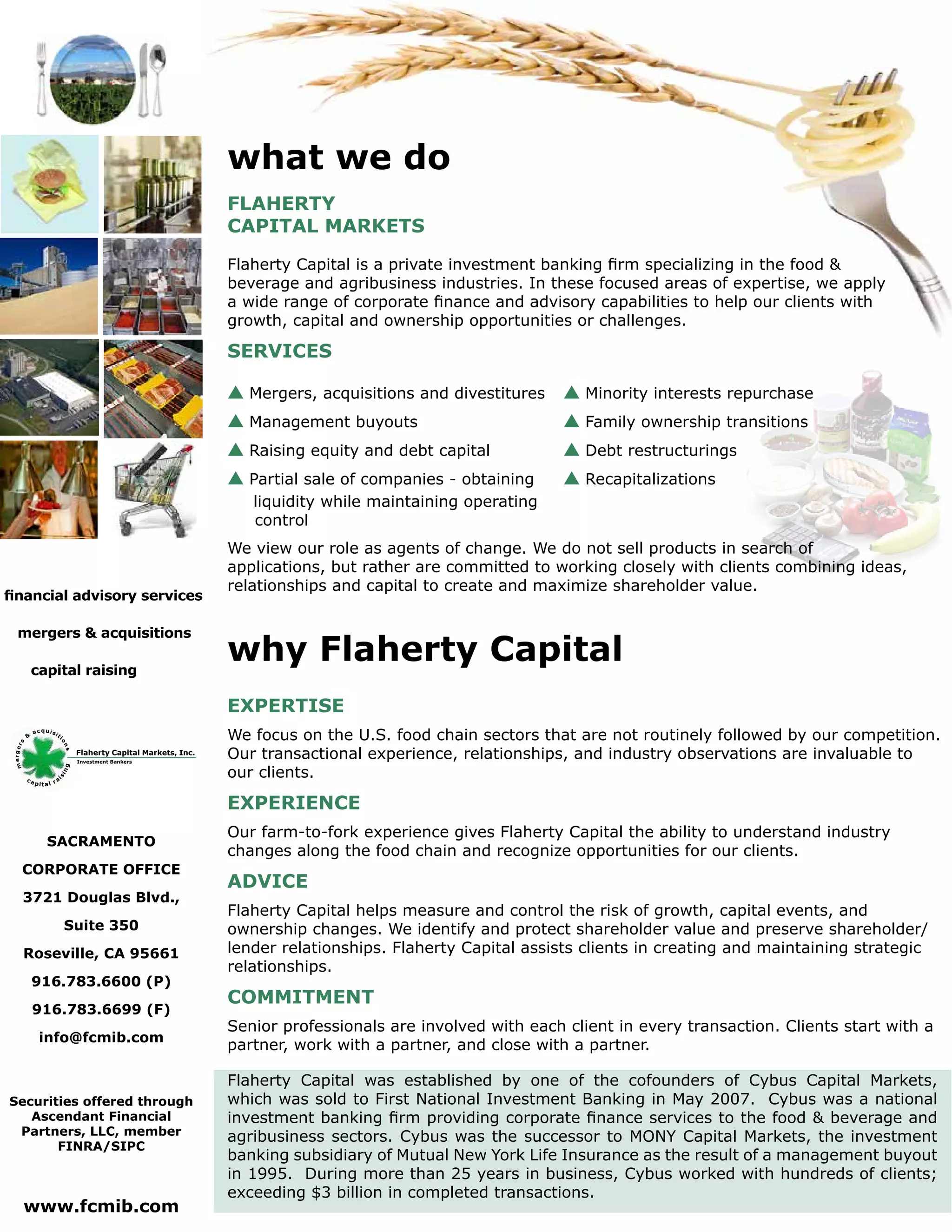 Flaherty Capital Brochure 2015 | PDF