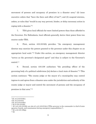 Intervenor-Plaintiff State of Texas' Motion for a Temporary Injunction | PDF