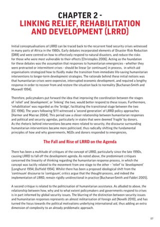 Discussion Paper - LRRD & Resilience | PDF