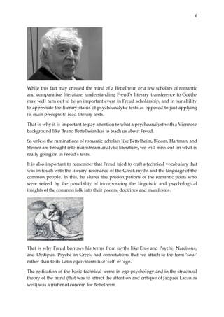 Bruno Bettelheim on 'Freud and Man's Soul' | DOCX