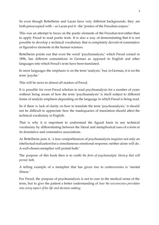 Bruno Bettelheim on 'Freud and Man's Soul' | DOCX