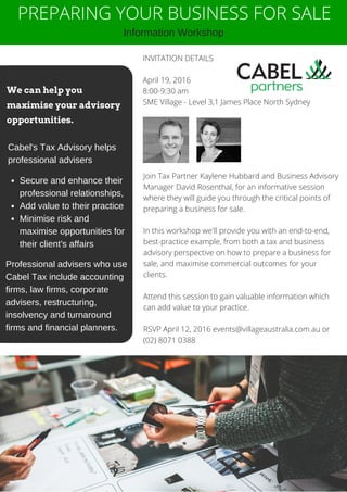 EVENT INVITE - April 19 | PDF