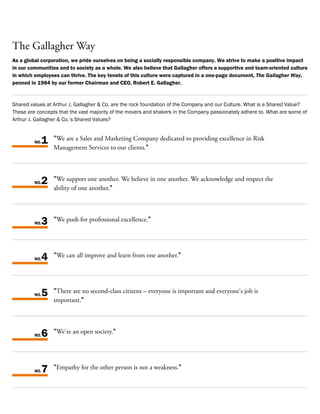 The Gallagher Way | PDF