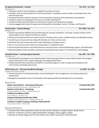 Christa Johnson - Resume - 2016 | PDF