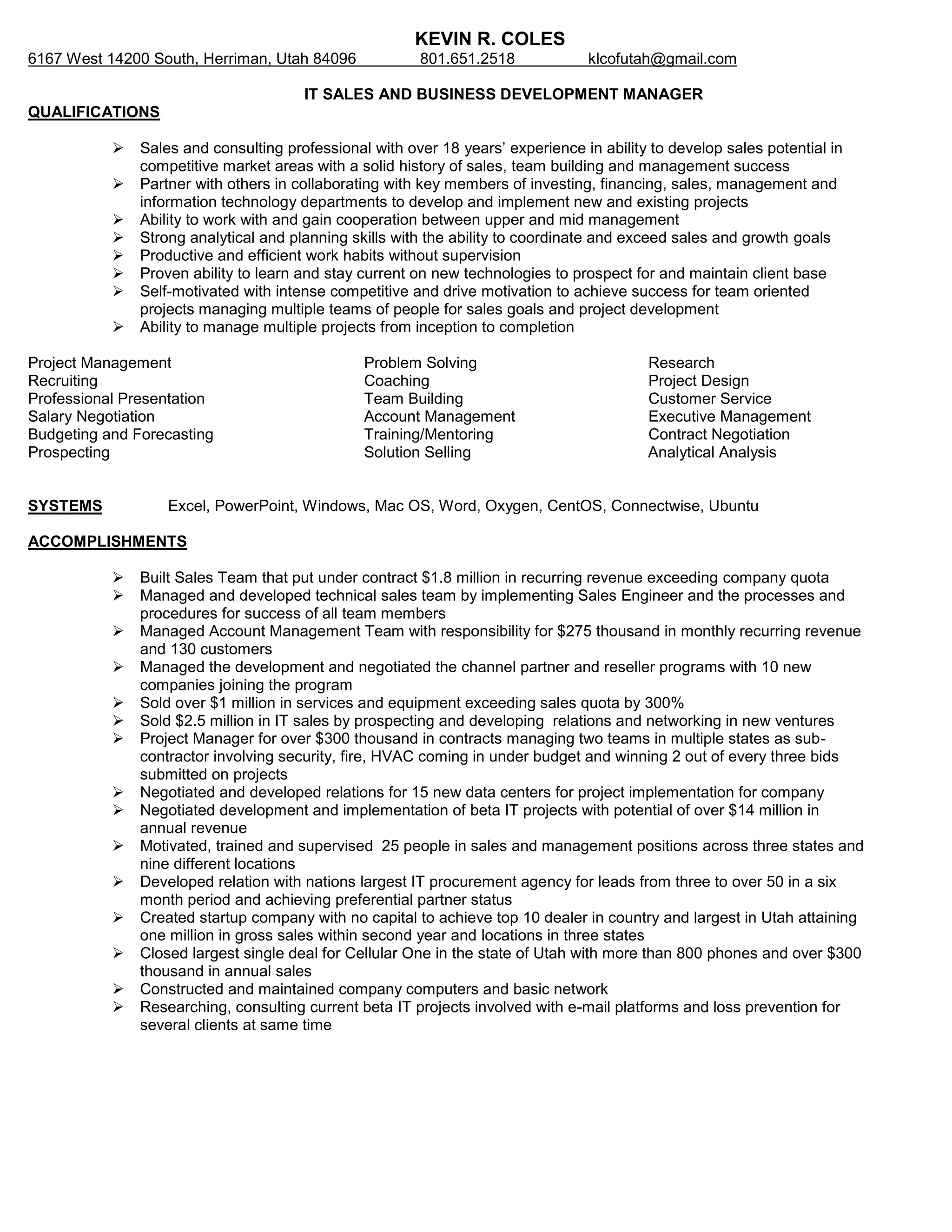 Resume 12-2-14 | PDF