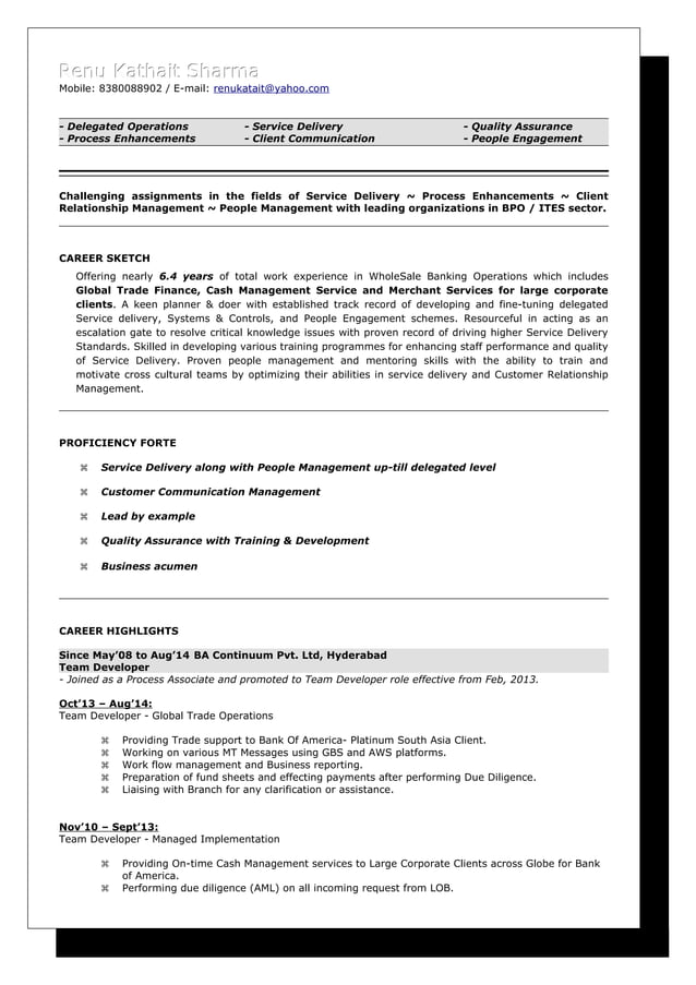 Renu - Resume updated - 11092014 | DOC
