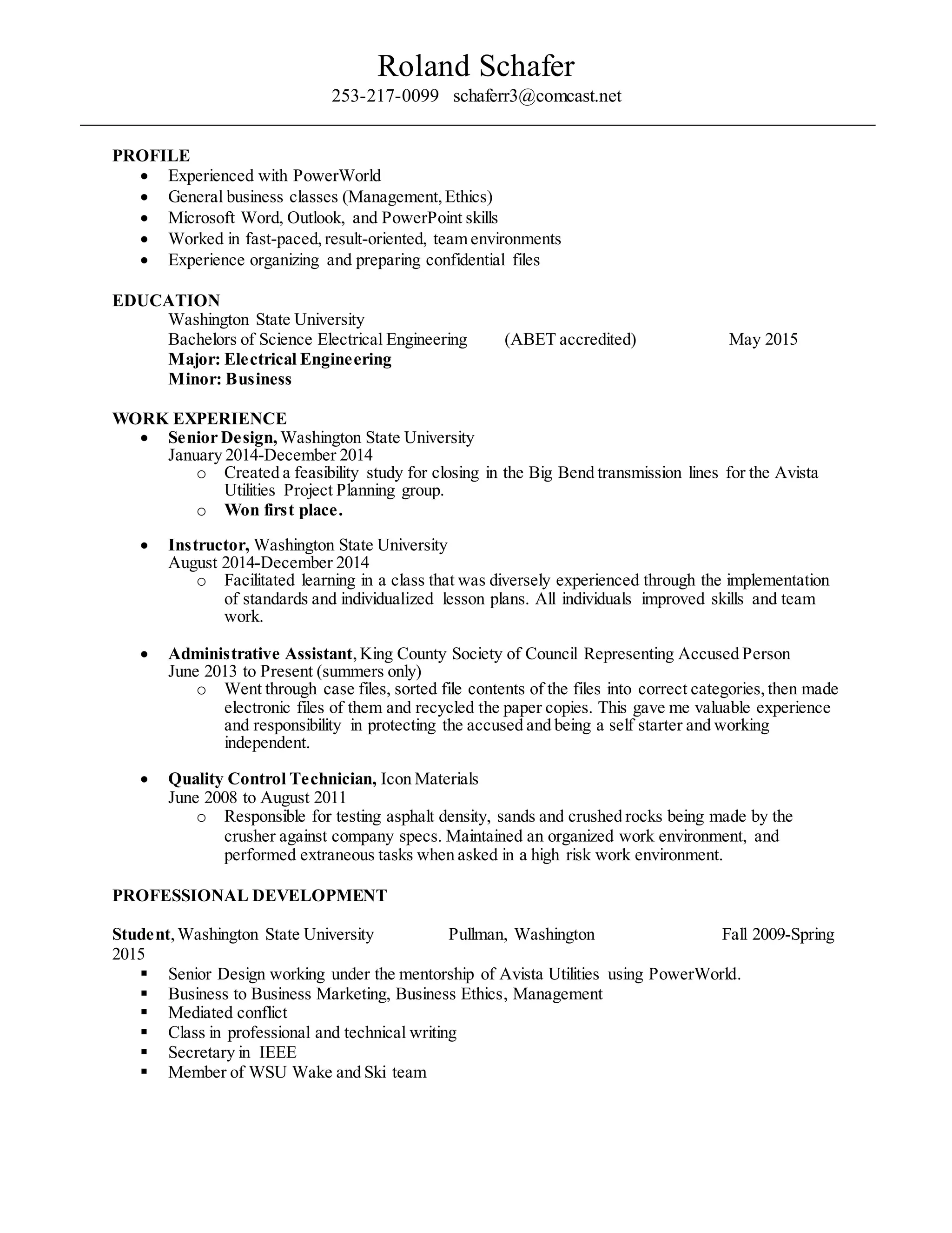 Roland Resume Avionics | DOCX