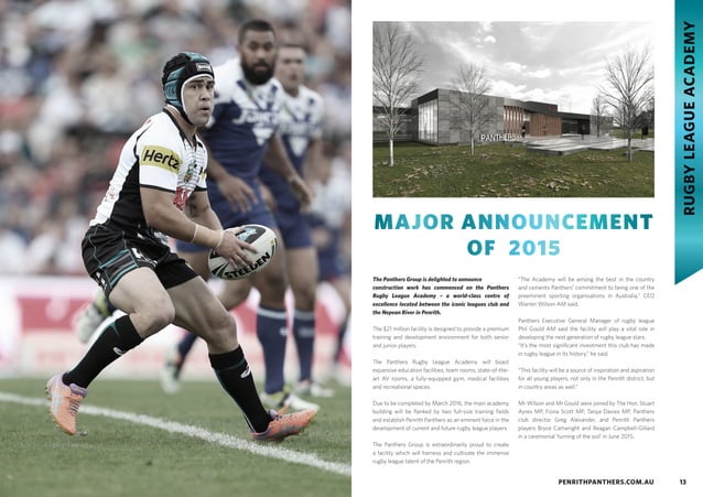 Panthers Football Annual Report 2015_WEB_Spreads | PDF