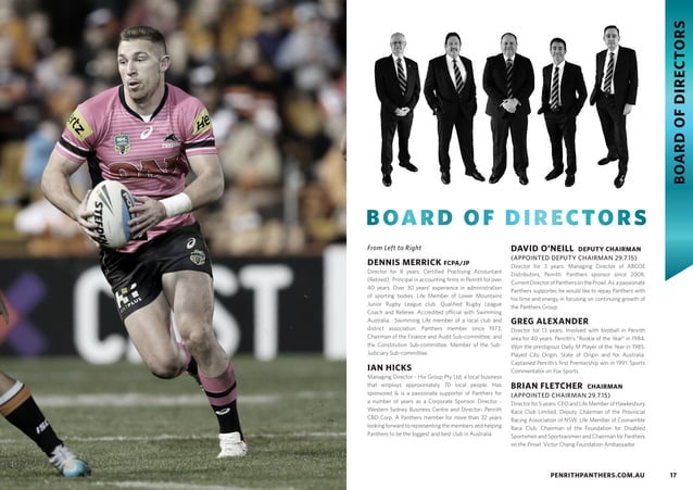 Panthers Football Annual Report 2015_WEB_Spreads | PDF