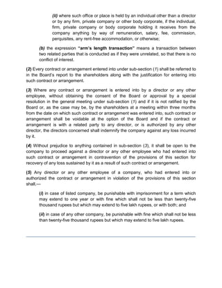 Section 188, 184 & 189 Related Party Transacions & Rules | PDF