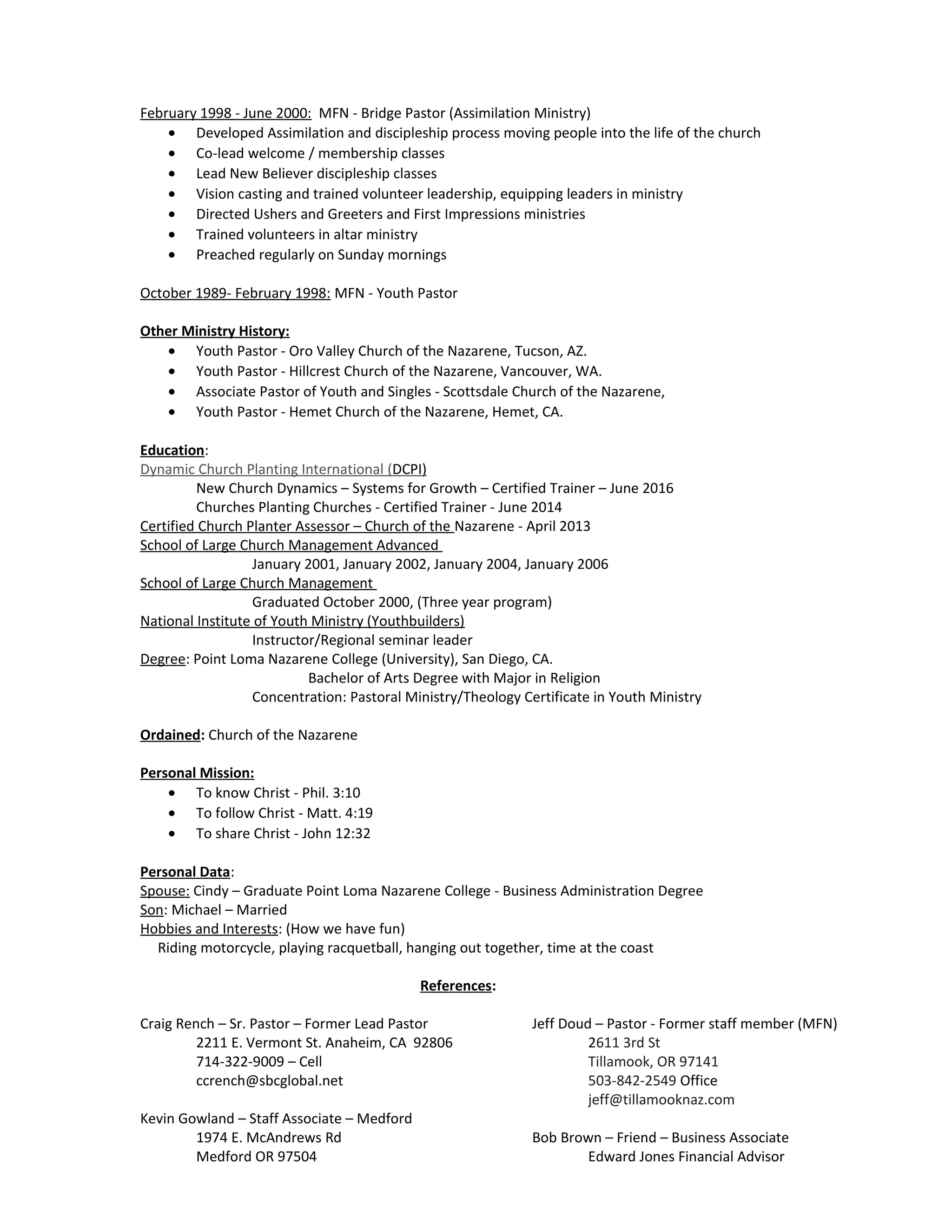 Resume Larry Knight (6-16) | PDF