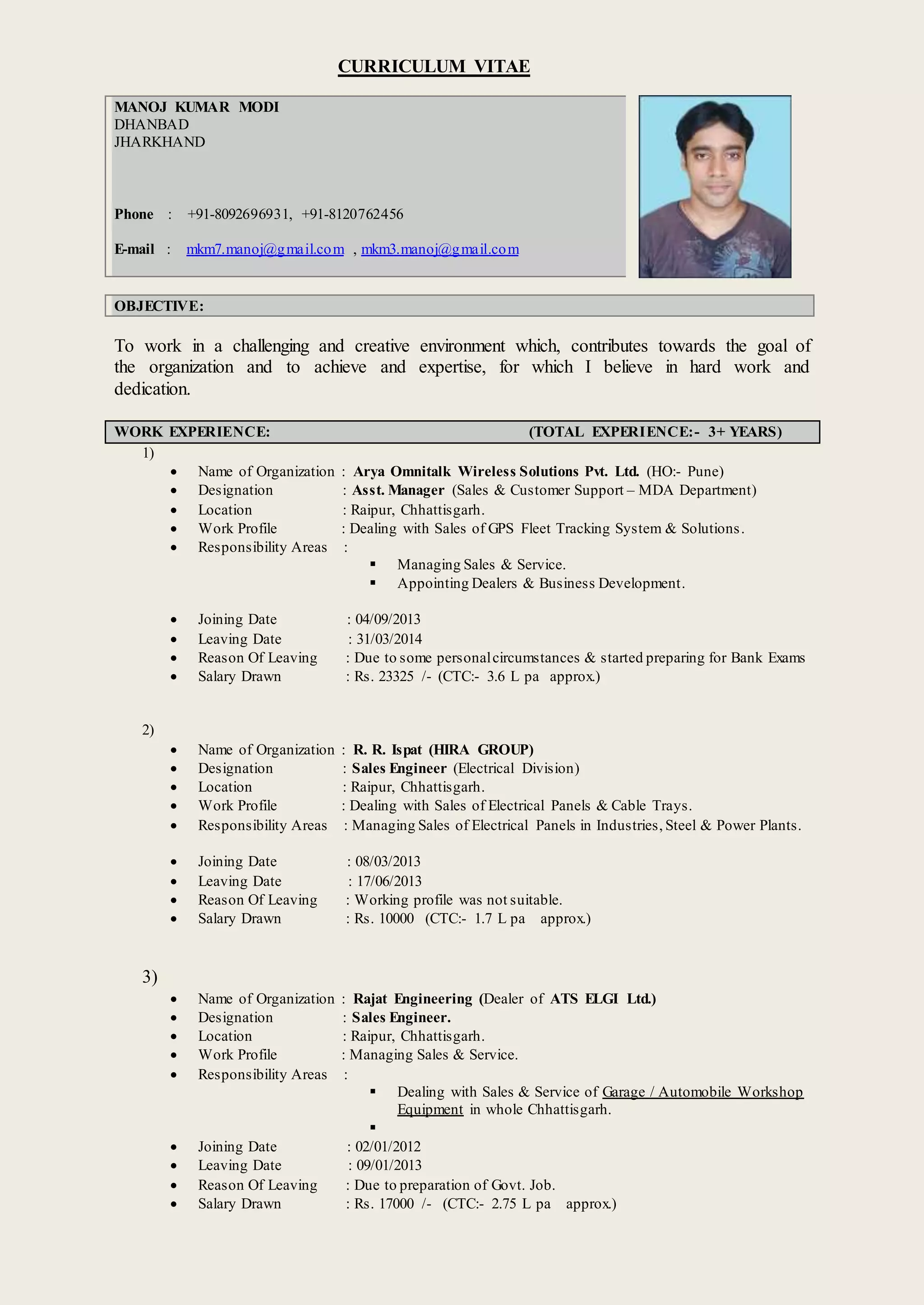 MKM RESUME | PDF