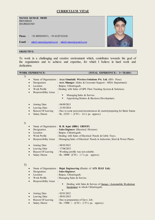 MKM RESUME | PDF