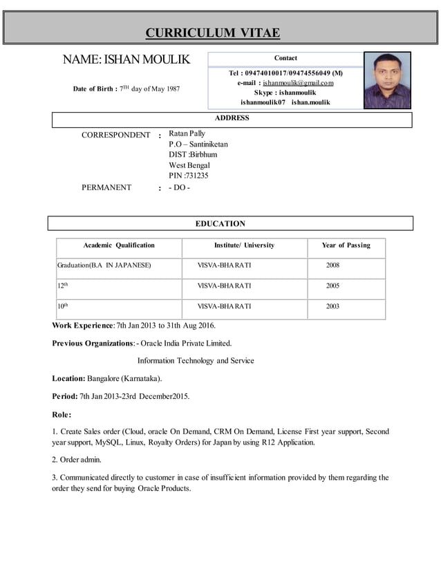 CURRICULUM VITAE | DOCX