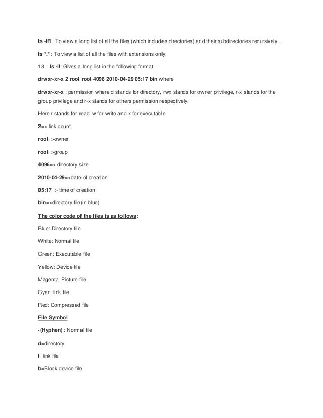 40 basic linux command