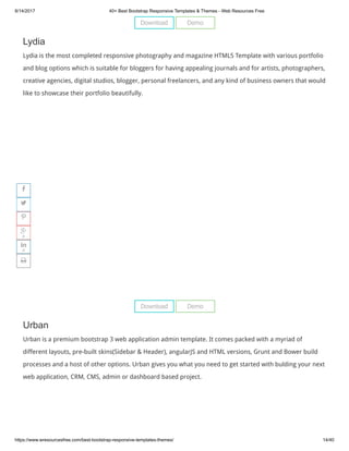 bootstrap responsive templates | PDF