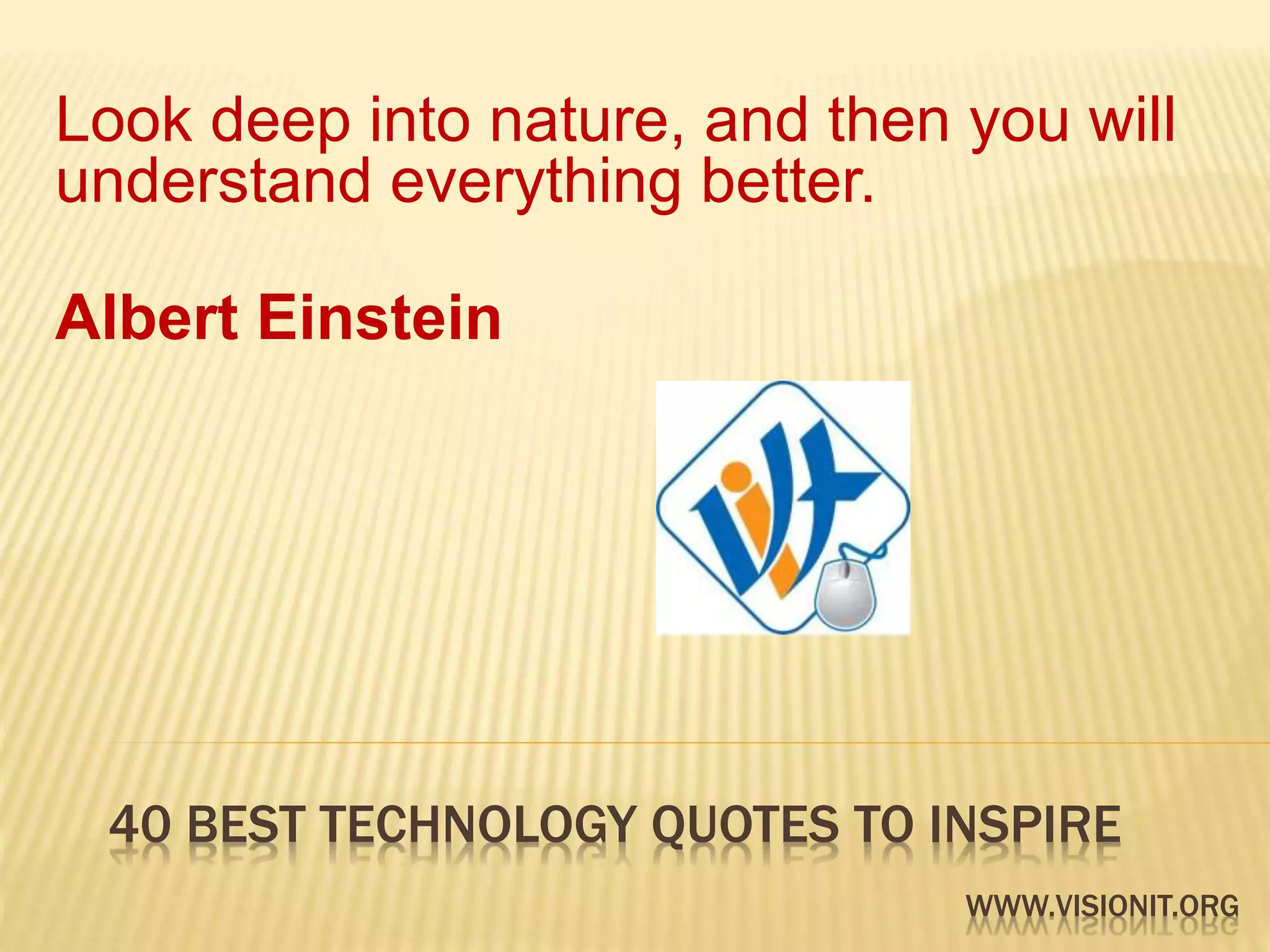 40 best technology quotes to inspire | PPTX