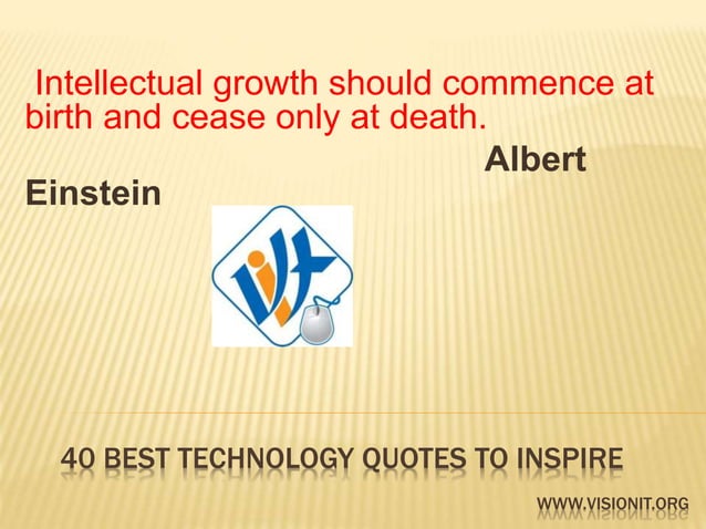 40 best technology quotes to inspire | PPTX