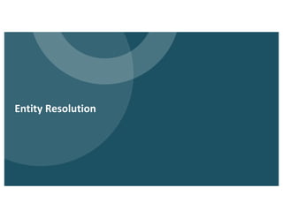 Entity Resolution Using Patient Records at CMMI | PDF