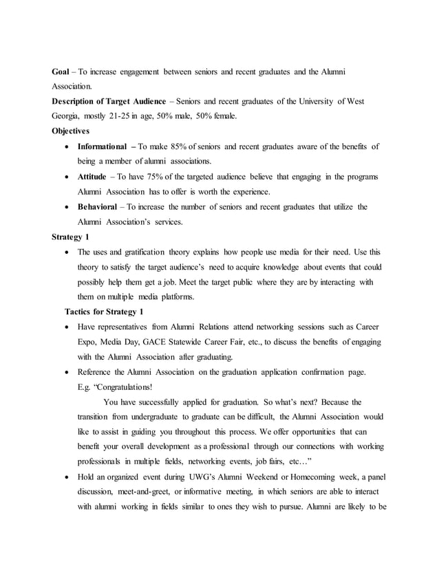 Communications Plan Outline | DOCX