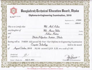 2. Certificate of Diploma | PDF