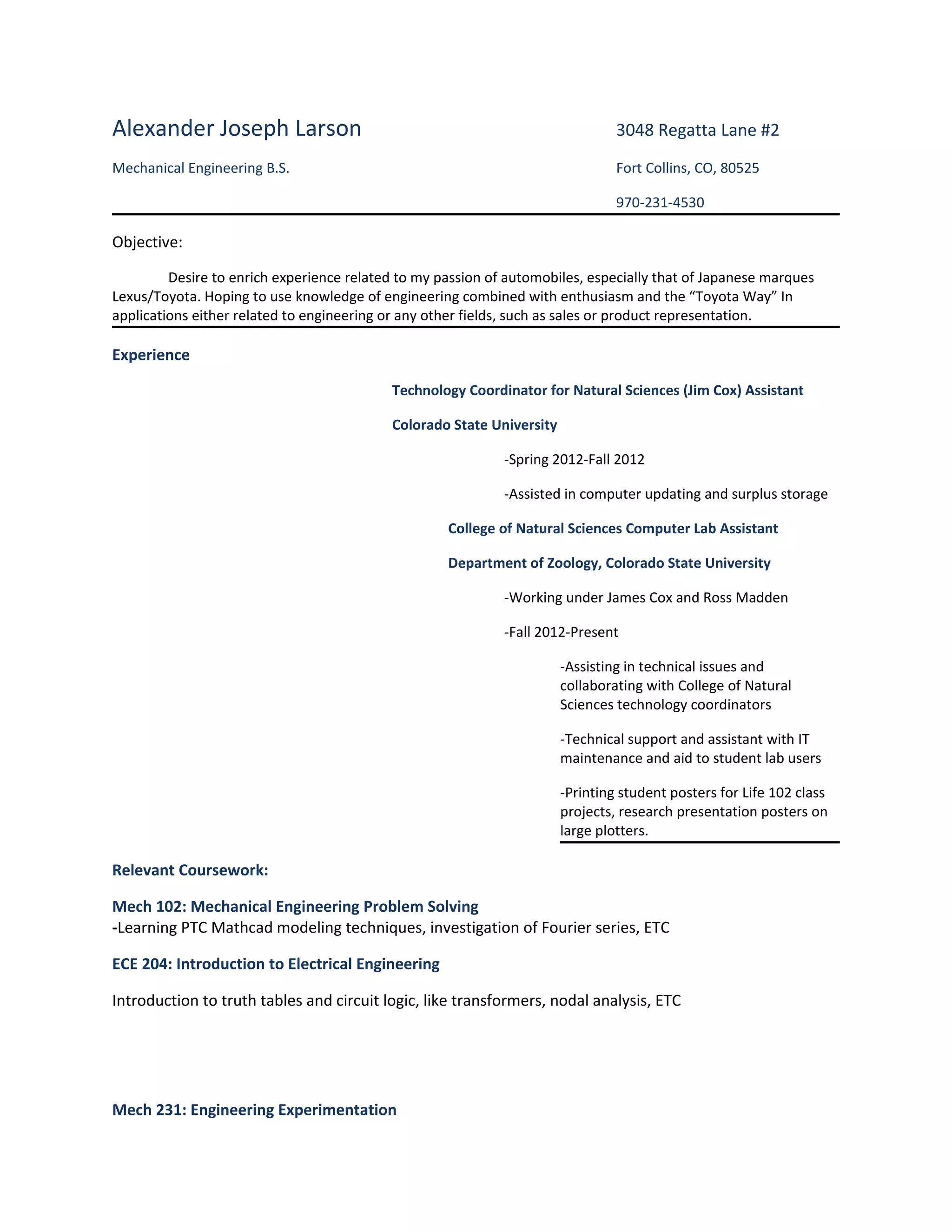 LarsonAlexanderRESUME | DOC