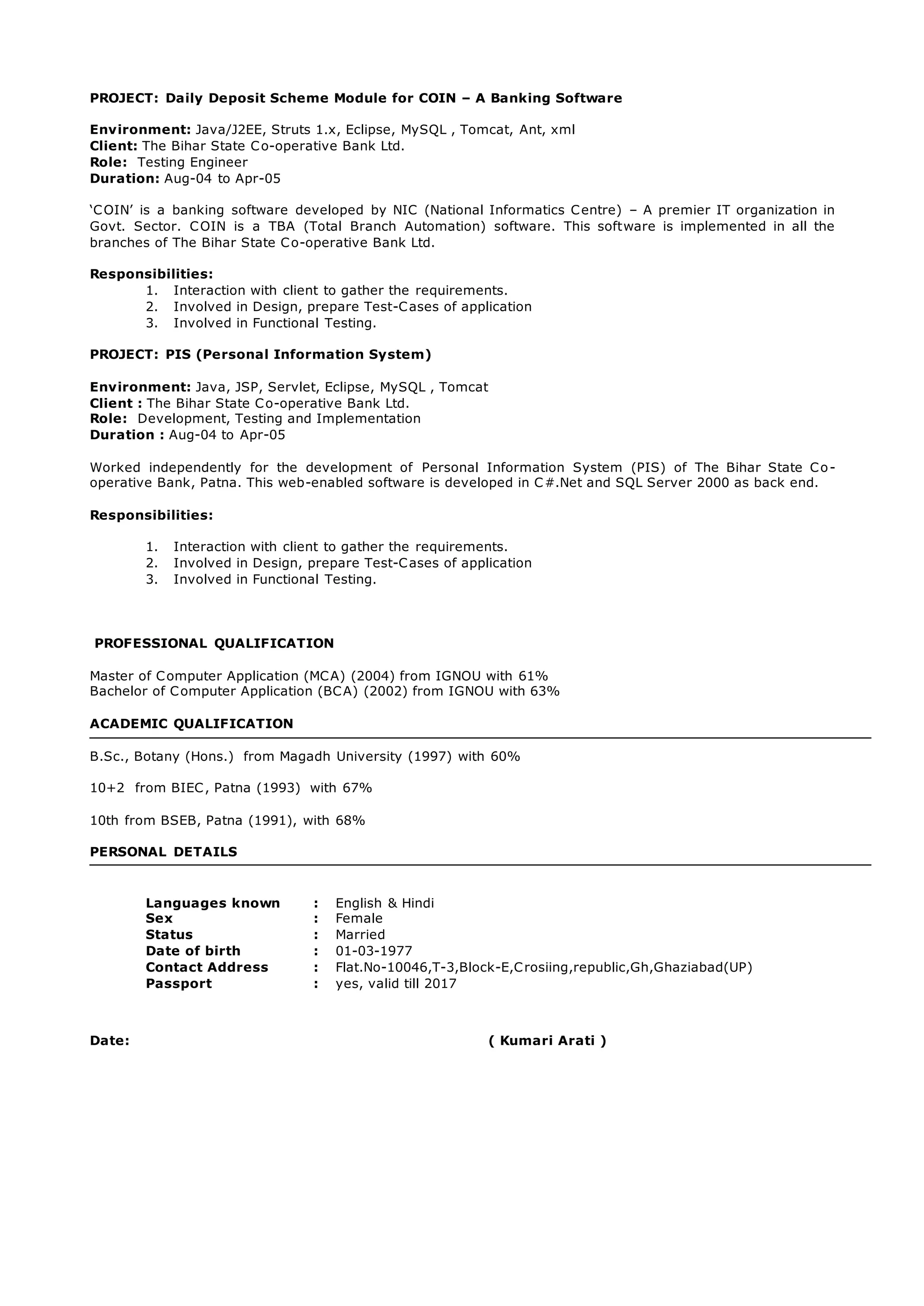 Arati_Resume | DOCX