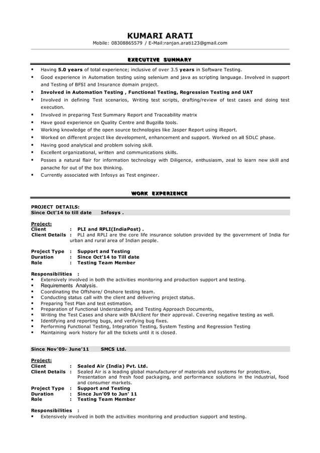 Arati_Resume | DOCX | Home Appliances | Home & Garden